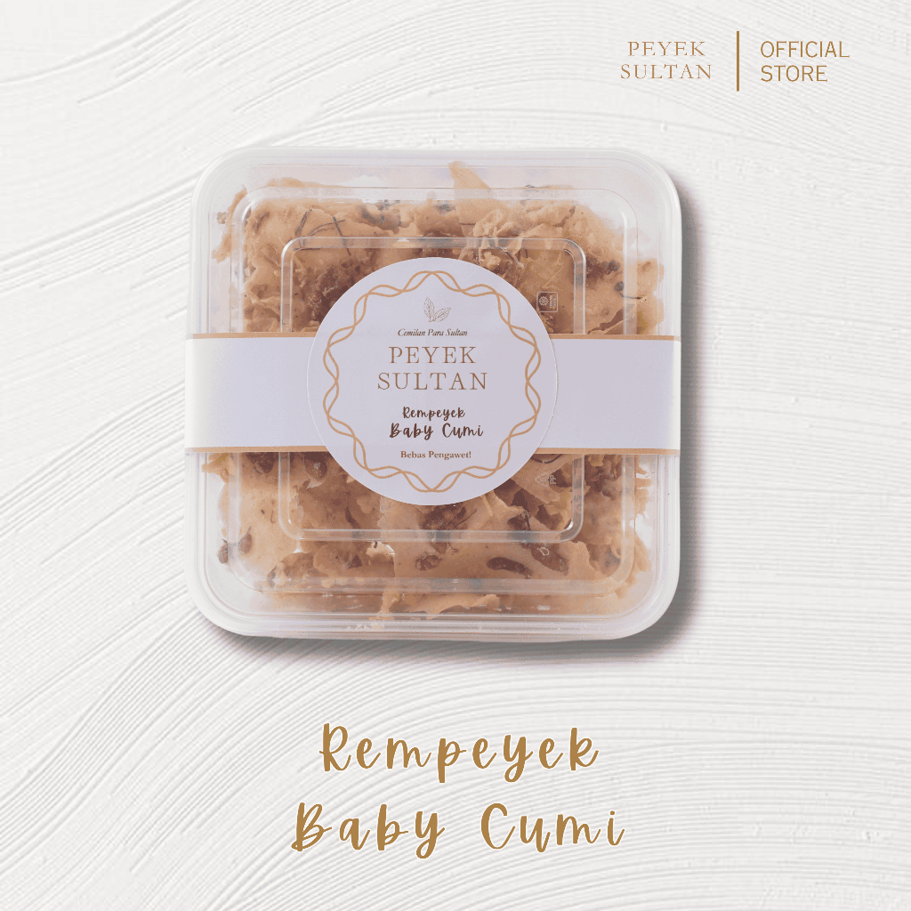 Peyek SULTAN - Rempeyek Baby Squid (Box - Large) | Shopee Malaysia
