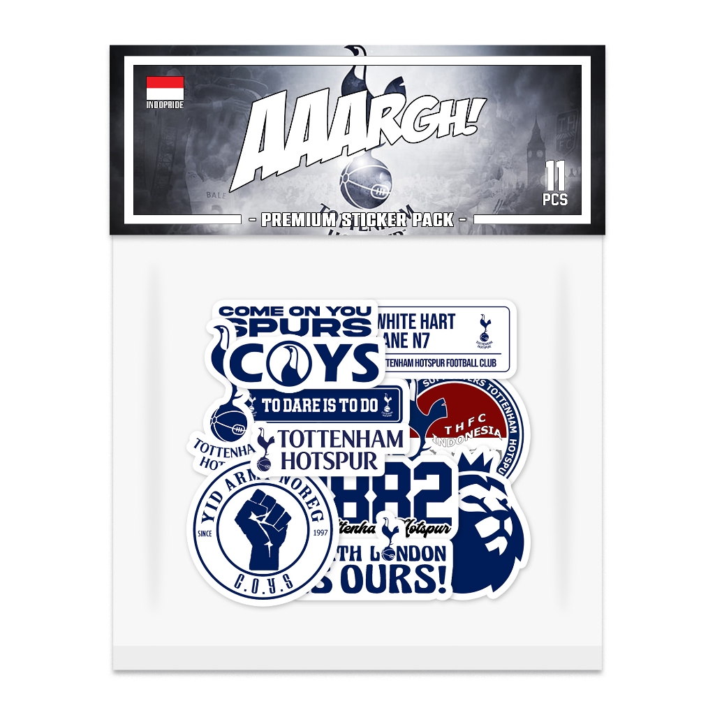Tottenham HOTSPUR Sticker Pack Sticker vol. 1 (COYS) | Shopee Malaysia