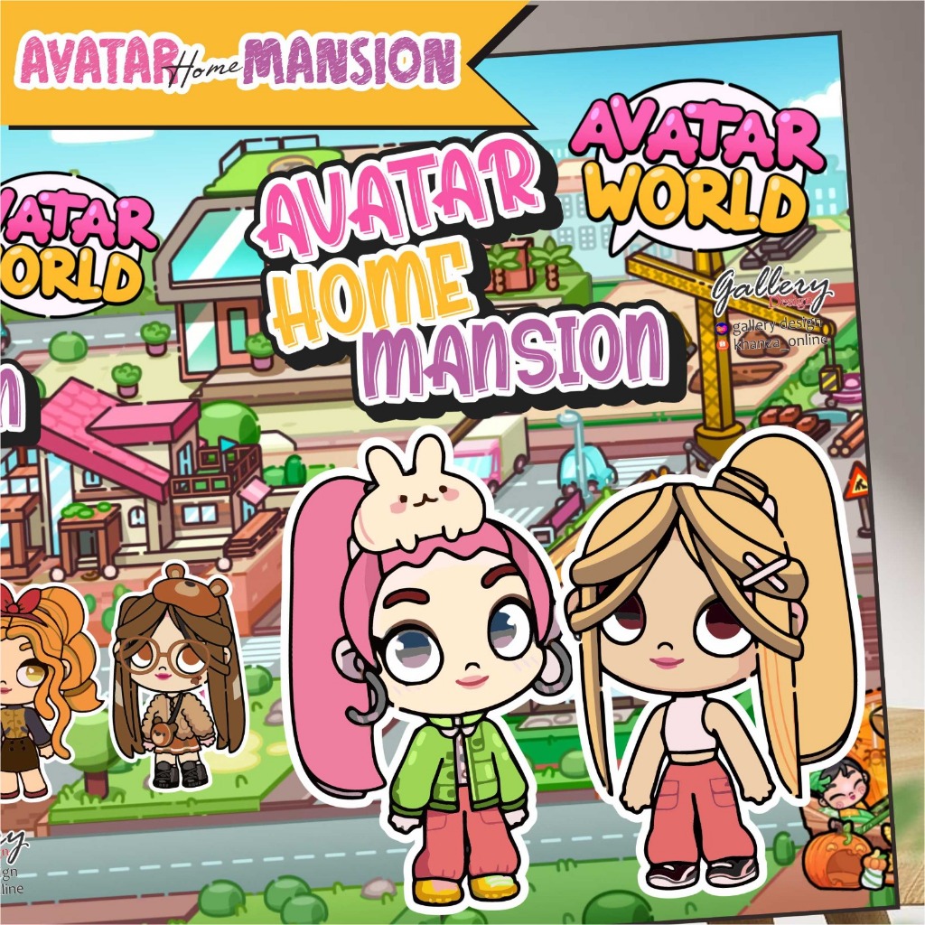Avatar HOME MANSION Paperdoll Large Disassembly 21x16 Cm | Shopee Malaysia