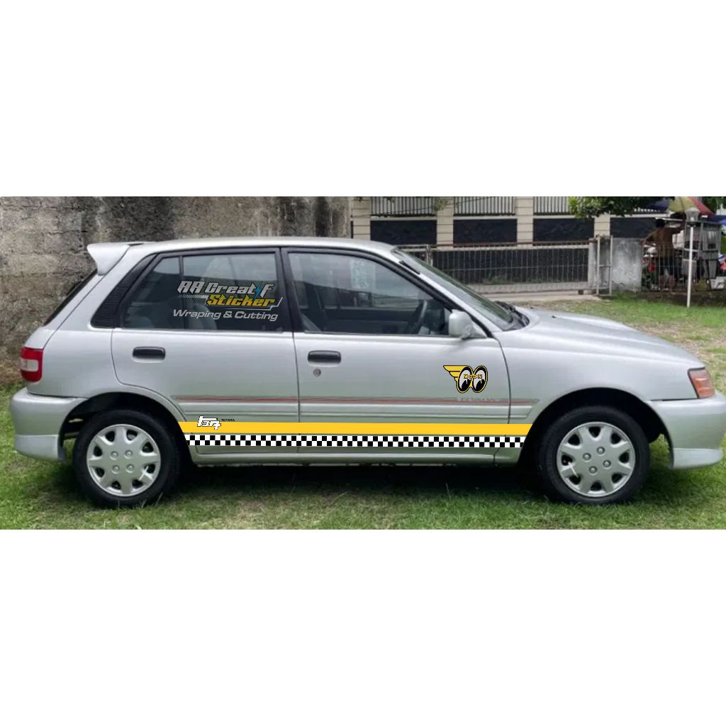 Cutting sticker for polet LIS car side decal for toyota starlet custom ...