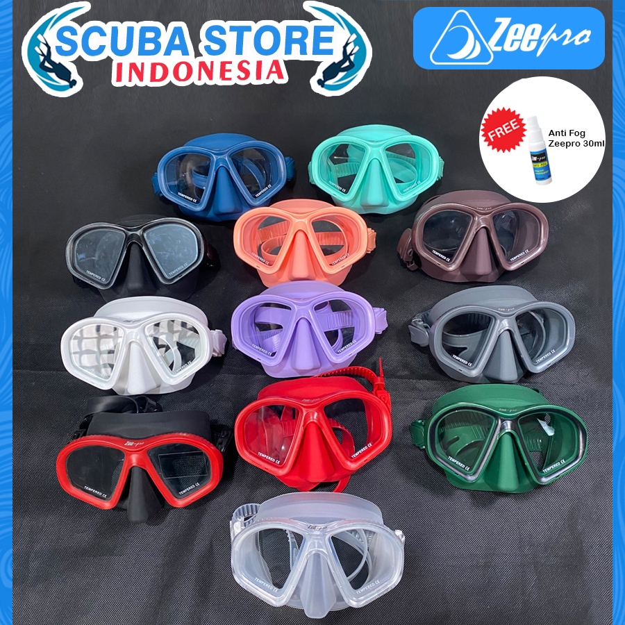 Zeepro Freedive Low Volume Mask Freediving Mask Diving Spearfishing ...