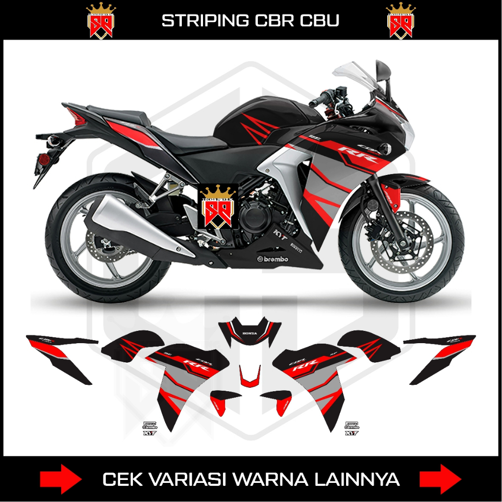 Honda Cbr Cbu Striping Sticker / Cbr 150 Cbu Graphic Motif Sticker ...