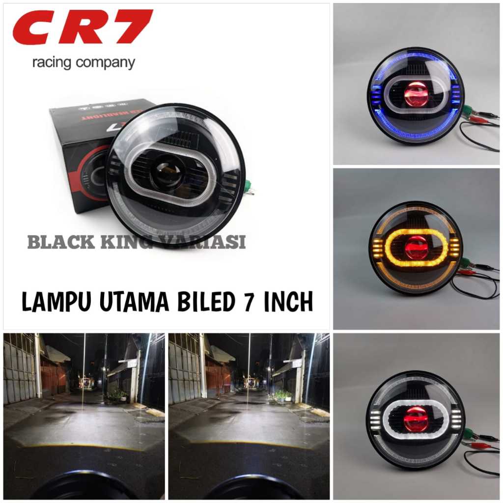 7 inch Daymaker Lights 7 inch LED Headlights LED Daymaker Lights Ring ...