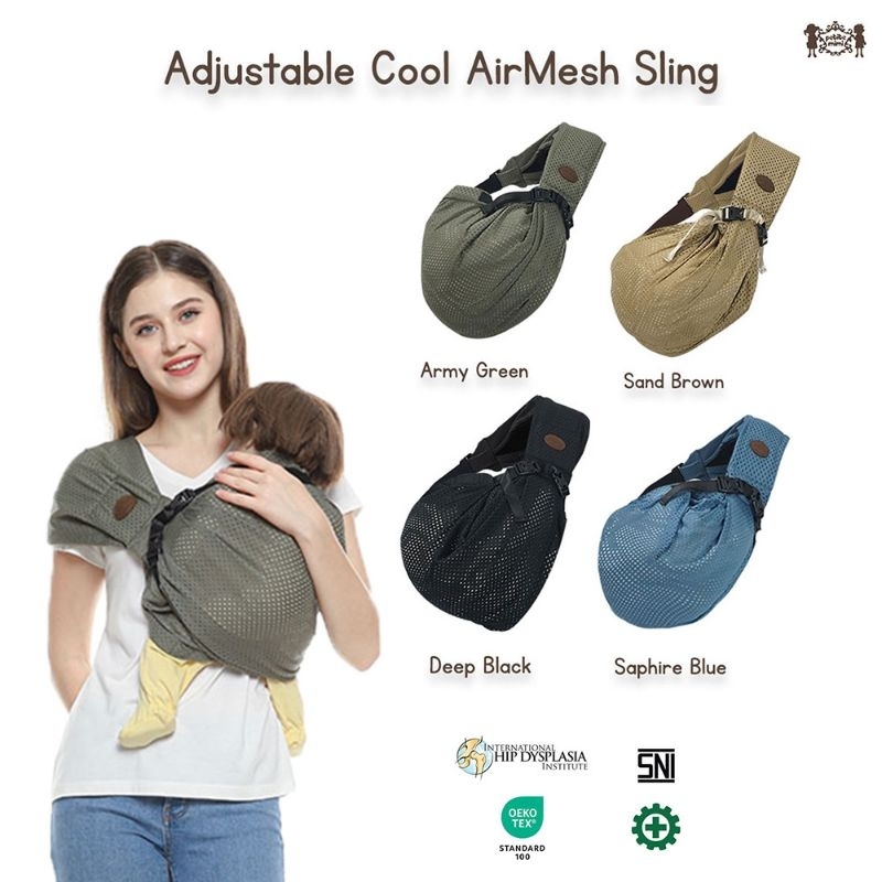 Petite Mimi Adjustable Cool Air mesh Sling/Sling M-Shape Geos Fit ...