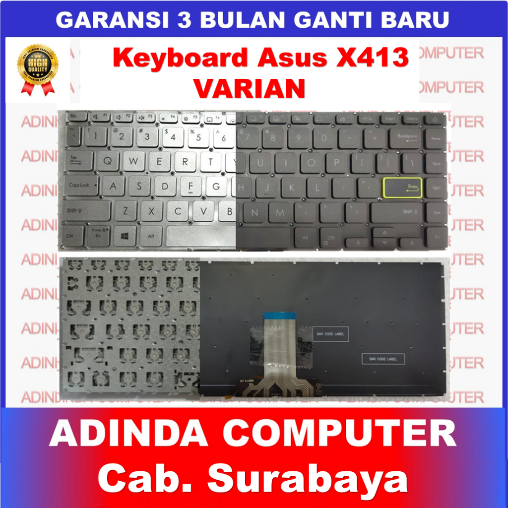 Asus Vivobook 14 X413 X413EA X413F X413FA X413JA X421 X421F Keyboard ...