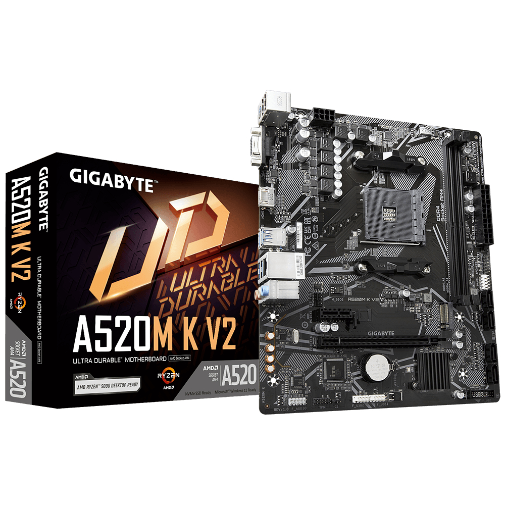 Amd Ryzen A520 KV2 Motherboard | Shopee Malaysia