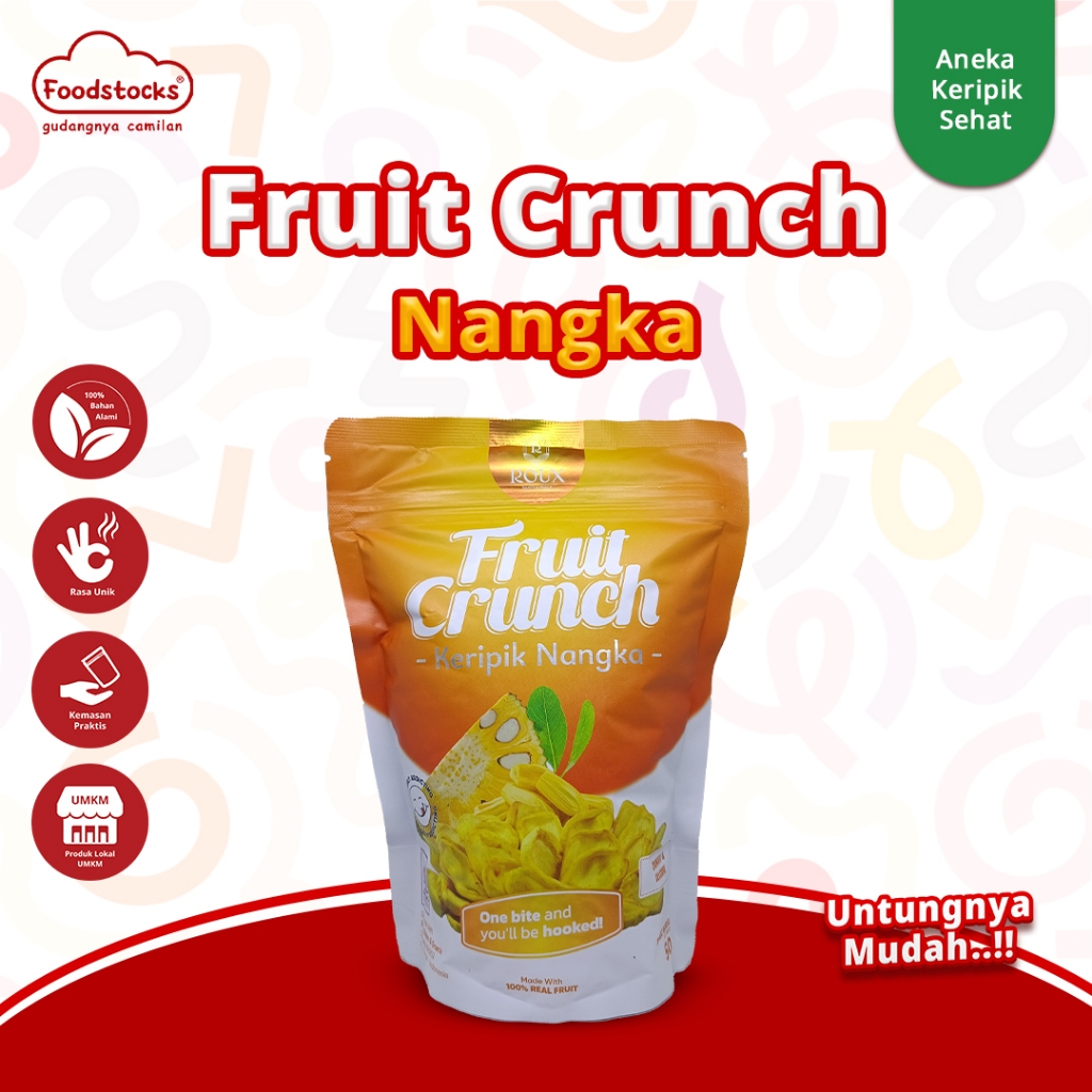 Roux Fruit Crunch Jackfruit Chips 50g Premium Delicious Healthy Healthy Snack Without Added ...