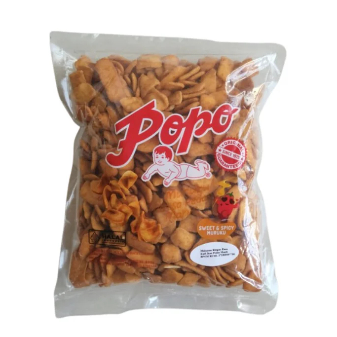 Popo Muruku Fish Snack Muruku Fish Snack Sweet Spicy Original Haapy Mix ...