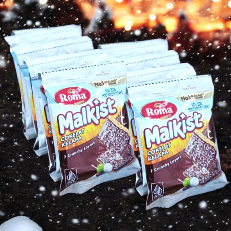 Roma Malkist Chocolate Coconut sachet 2 Plans (Twin pack) | Shopee Malaysia