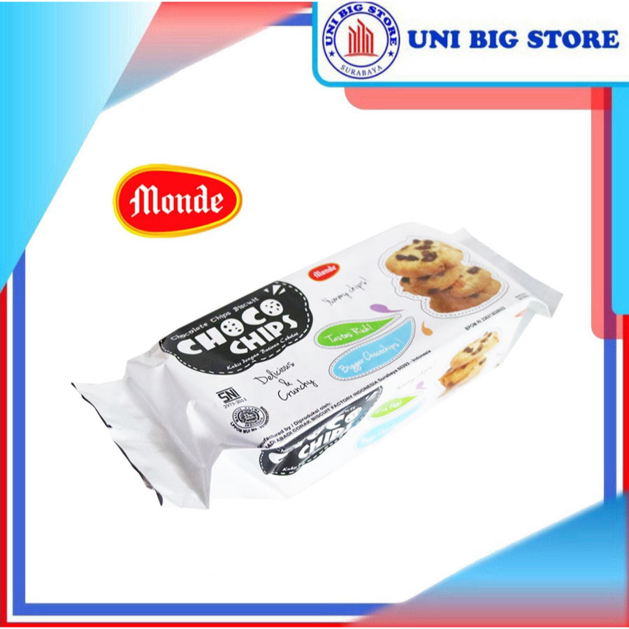 Monde Choco Chips Chocolate Chips Biscuit 90 gr Biscuits | Shopee Malaysia