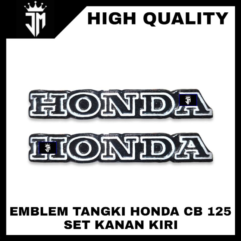 Tank LOGO HONDA CB 125 TANK EMBLEM SULTAN TANK EMBLEM SET RIGHT LEFT ...