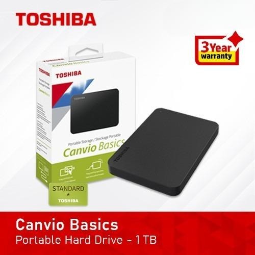 External HARD DISK / EXTERNAL HDD TOSHIBA CANVIO BASIC 1TB USB 3.0 ORIGINAL 3 YEAR WARRANTY ...