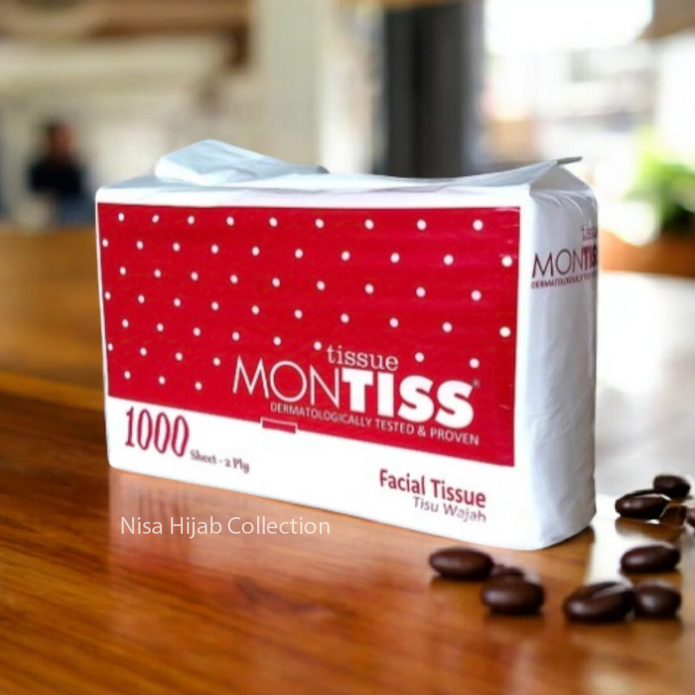 Montiss Tissue 1000 Sheets Facial Tissue Nice 2000 Peony Sheets 1kg ...