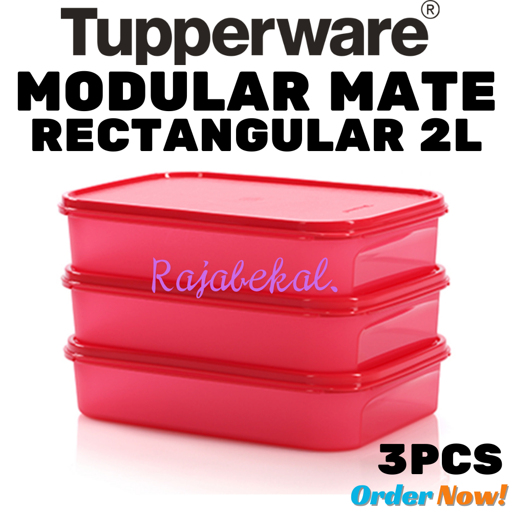 Tupperware Modular Mate rectangular MM rectangular 2L Modular Mates ...