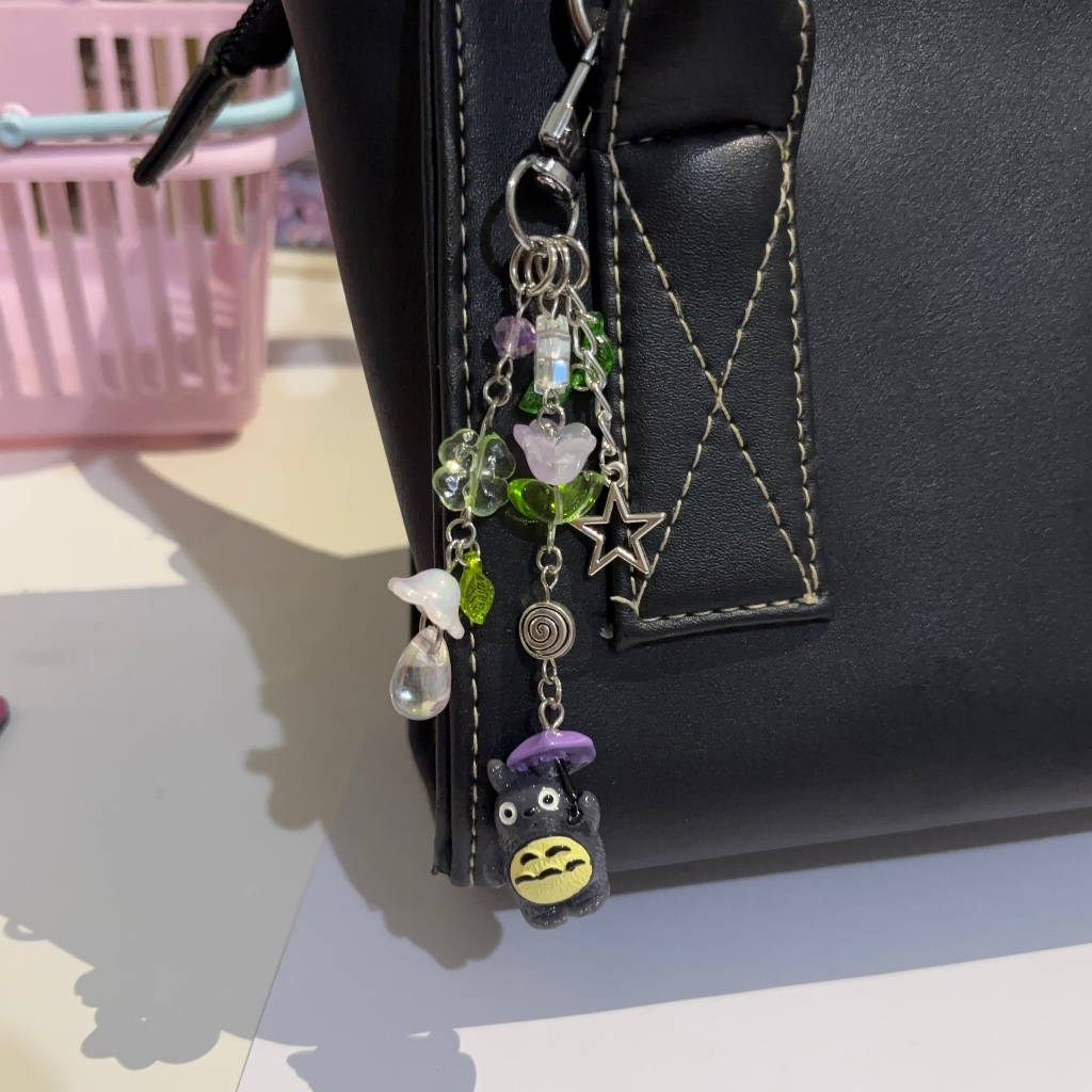 GANTUNGAN Totoro Forest Charm keychain/ totoro studio ghibli bag ...