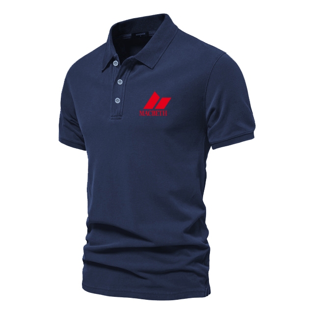 MERAH Men's Collar T-shirts / Men's Red Macbeth Polo Shirts / Men's ...