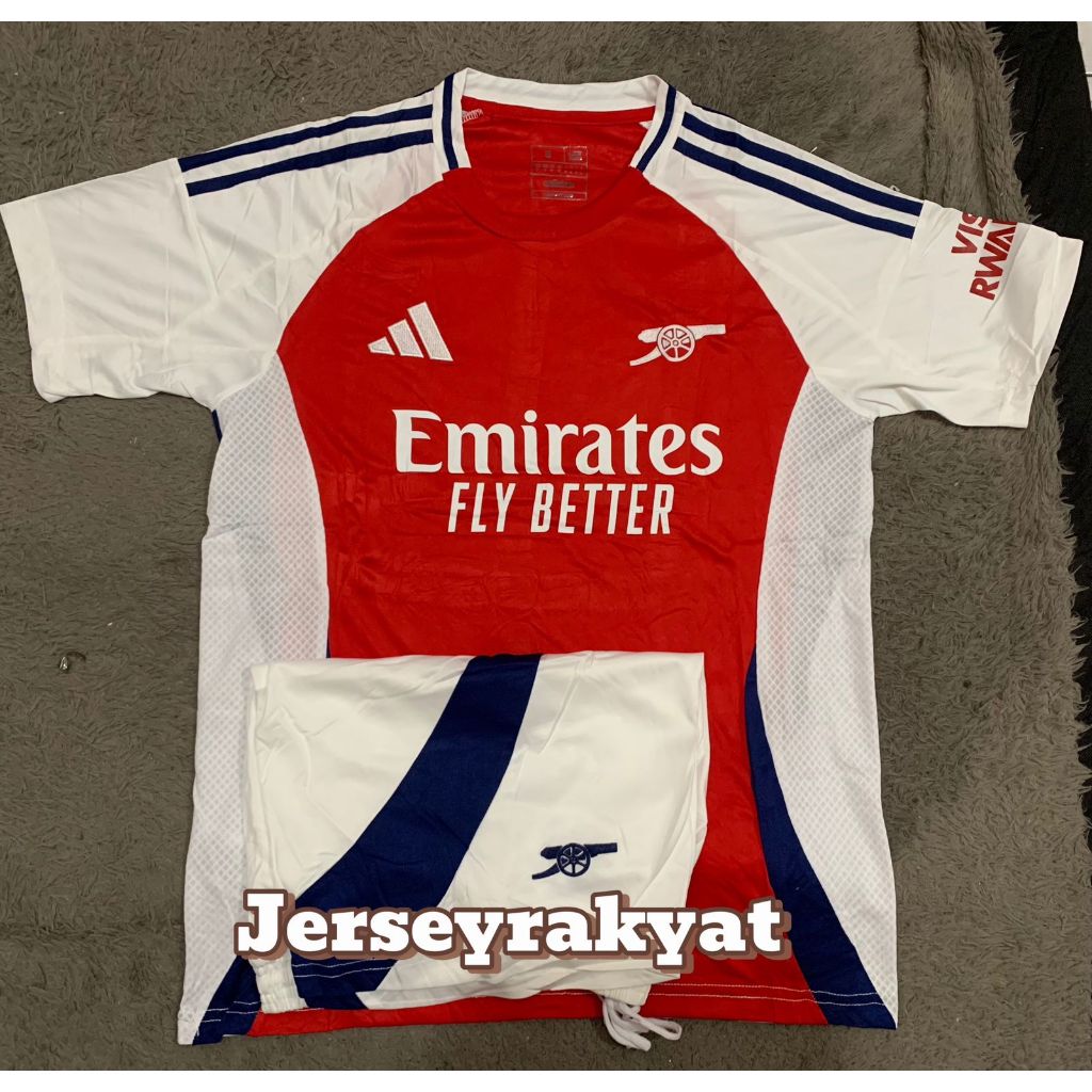 Original arsenal home grade Football Jersey 2024 2025 | Shopee Malaysia