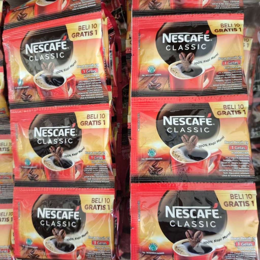 Nescafe Classic Instant Coffee Sachet 10 x 2g | Shopee Malaysia