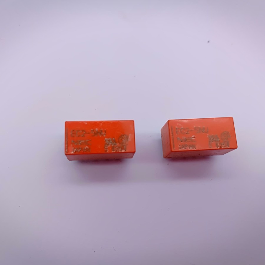 Original Relay NEC EC2-5NU japan 5v 8p 8 pin robot line tracer orange ...