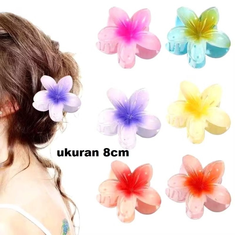 8cm Cambodian Flower Hair Clip, Large Acrylic Cambodian Flower Model ...
