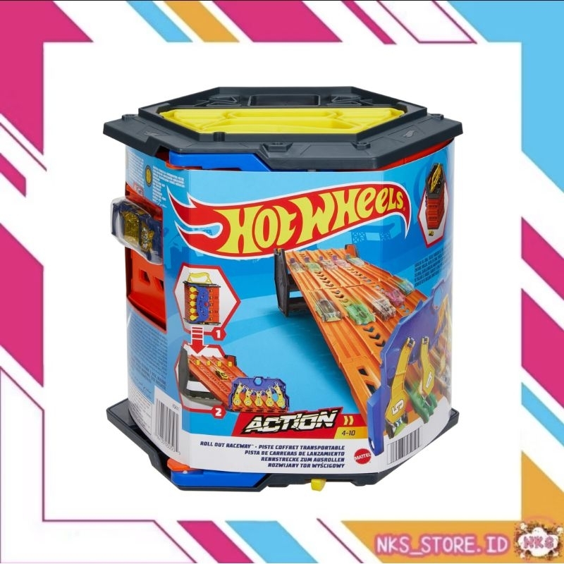 Hot Wheels Roll Out Raceway Hotwheels Action Track Children's Racing ...