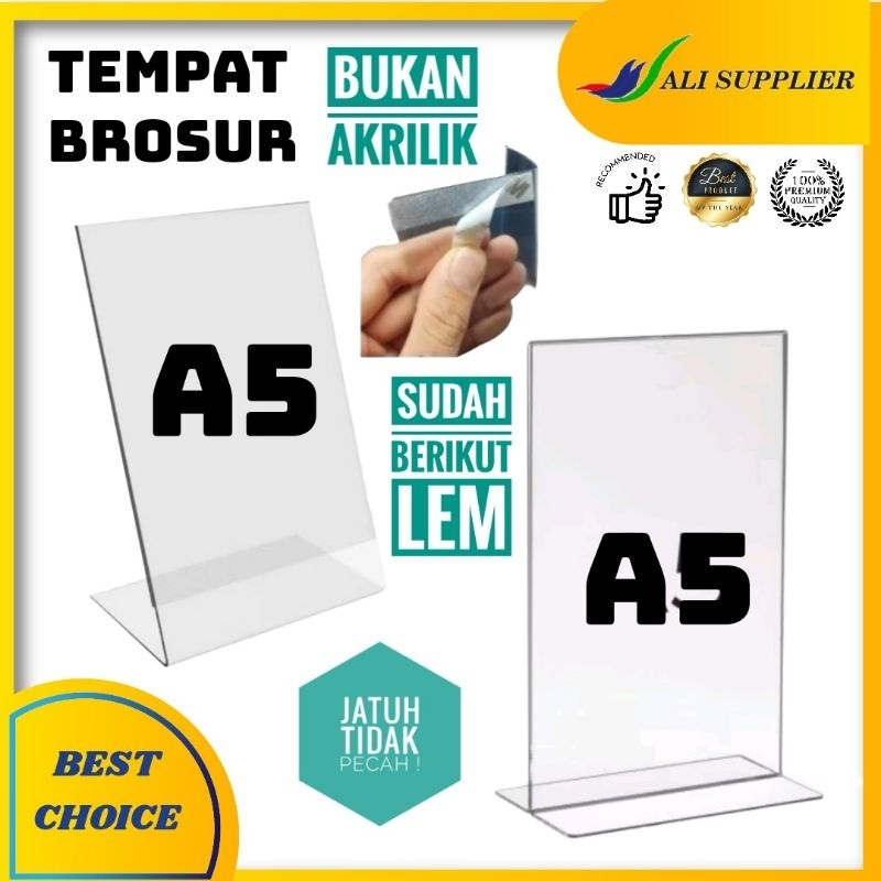 Tent CARD A5 / A5 BROSUR HOLDER / NOT ACRYLIC A5 / PROMOTIONAL STAND ...