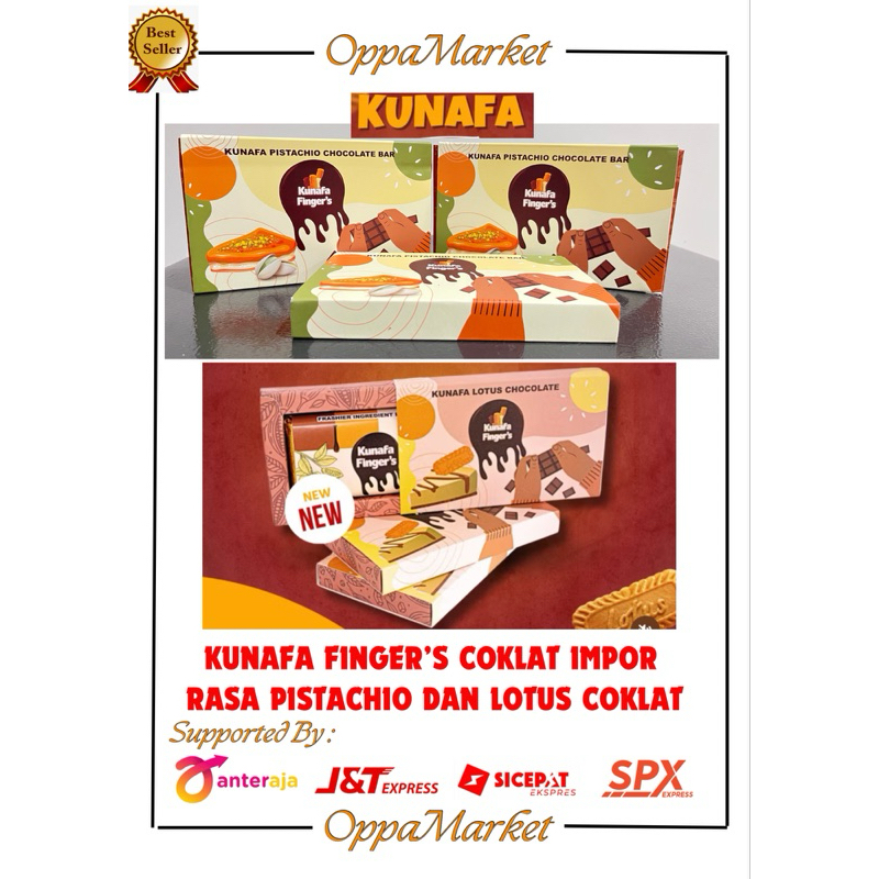 Chocolate PISTACHIO/LOTUS KUNAFA FINGERS IMPORTED MALAYSIA | Shopee ...