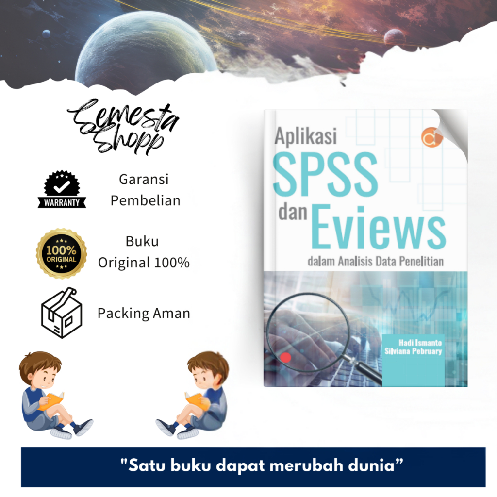 Spss and Eviews Application Book in Research Data Analysis | Shopee Malaysia