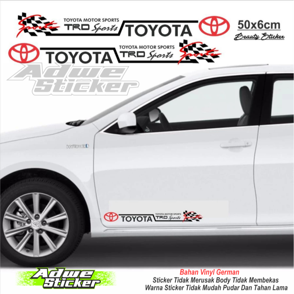 Toyota racing development sticker toyota car sticker | Shopee Malaysia