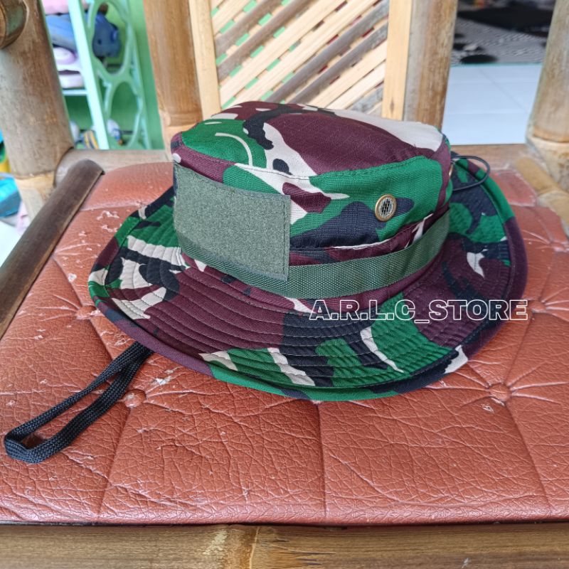 Malpinas tni tactical Balletoli Striped Jungle Hat velcro army Field ...
