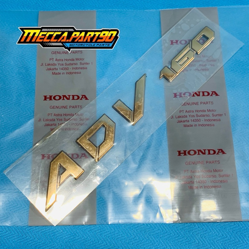 Honda ADV 160 Gold body logo sticker emblem | Shopee Malaysia