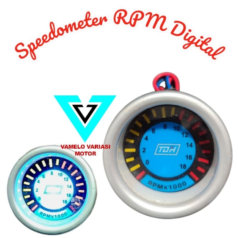 Rpm SPEED METER ROUND DIGITAL AMPERE SPEEDOMETER | Shopee Malaysia