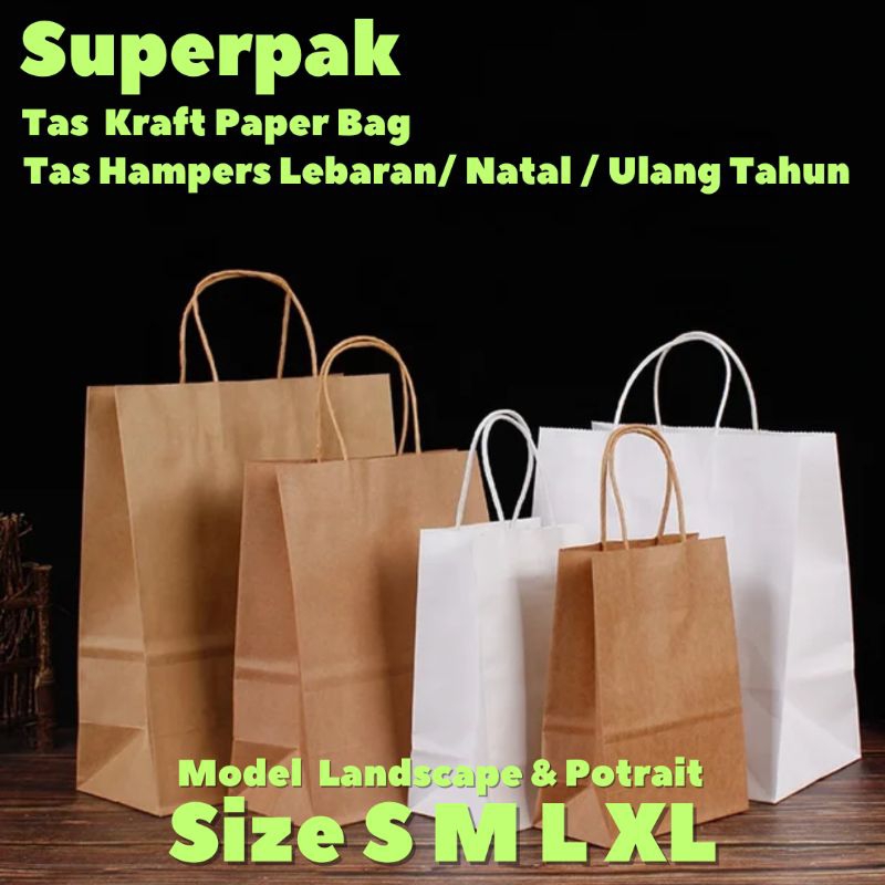 (10 Pcs) Premium Kraft Paper Bags / Premium Paper Bags | Shopee Malaysia