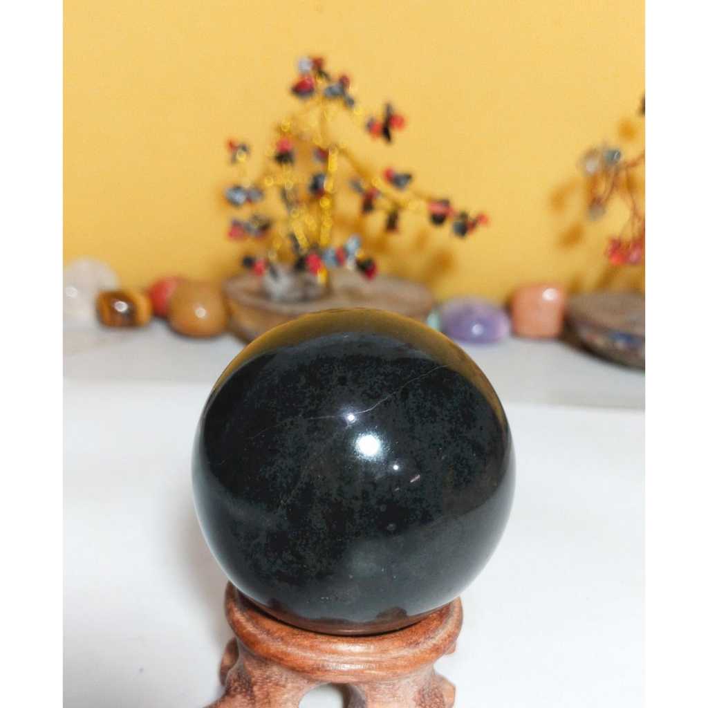 Natural Black Tourmaline Sphere 5 cm (12) | Shopee Malaysia