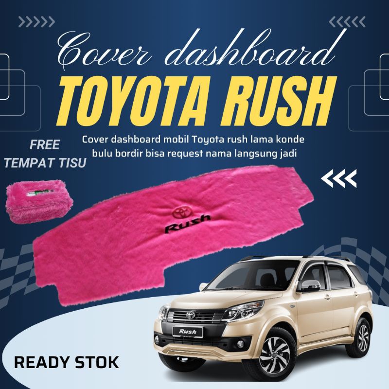 Toyota Rush old konde trd Sportivo dashboard carpet mat Cover with ...