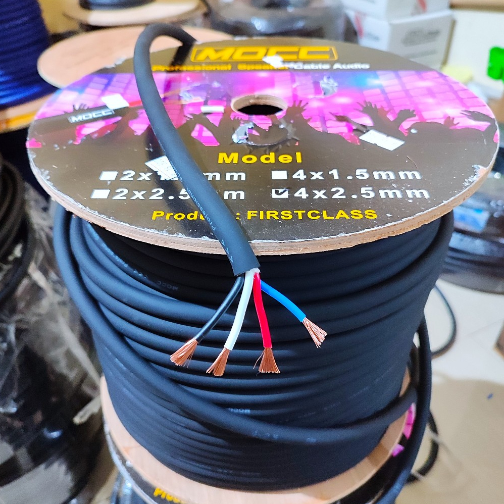 Mocc audio Speaker Cable 4 X 2.5 MM Thick and flexible original 4 fiber ...