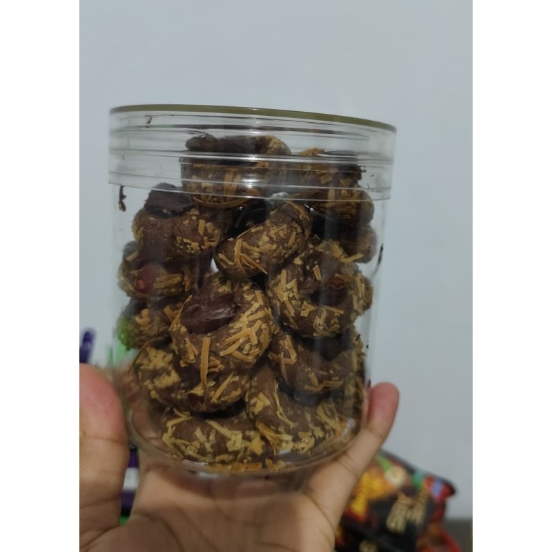 Chocolate Jam Chocolate Cookies Above. Packaged with a 600 ml jar (fake ...