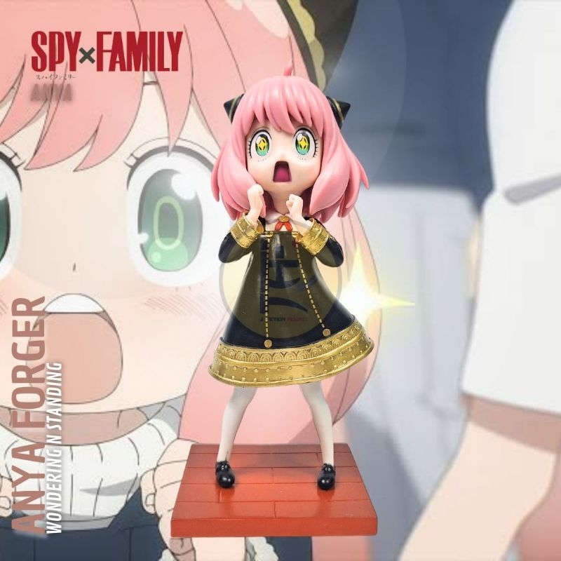 Anya Forger Action Figure Spy Statue x Family Wondering Cute + Box ...