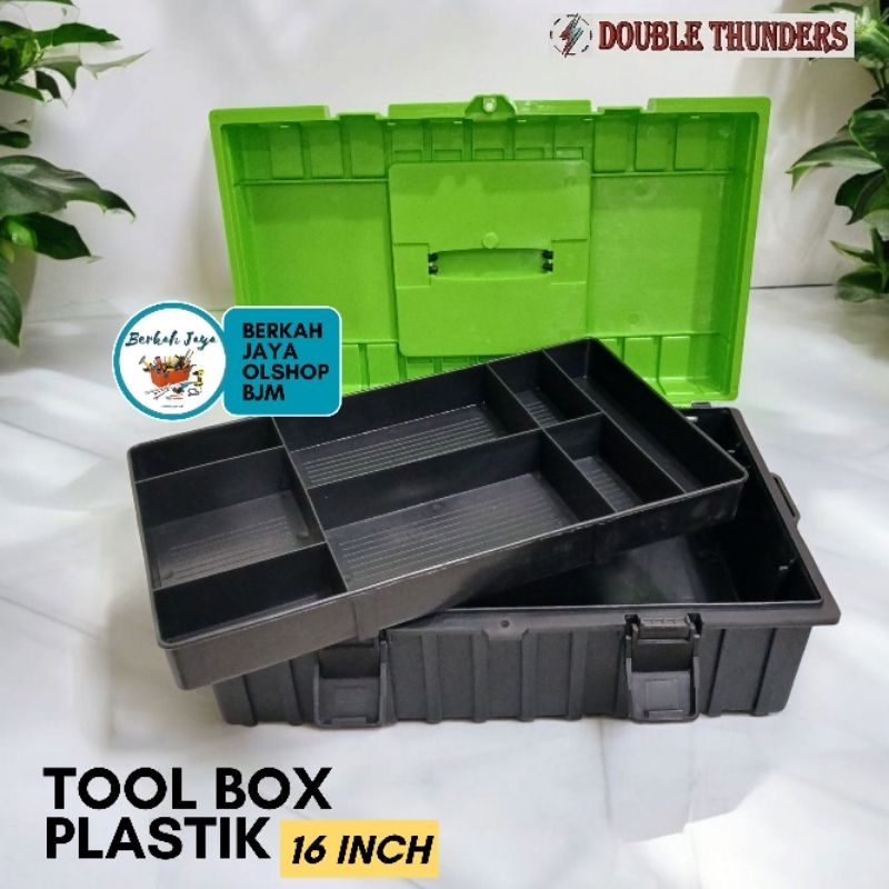 Plastic TOOL BOX Double Thunders K450 / Plastic TOOL BOX 16" Strong 2 ...