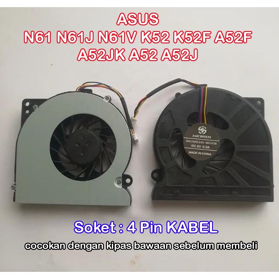 Asus N61 N61J N61V N61JV N61JQ Processor Fan | Shopee Malaysia