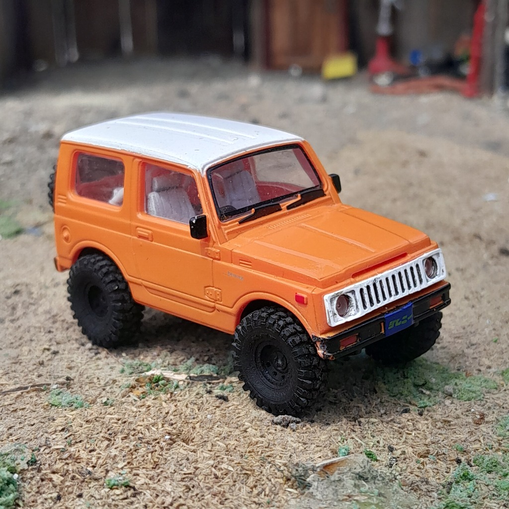 Miniature suzuki Jimny Trepes scale64 Custom JUNK Orange | Shopee Malaysia
