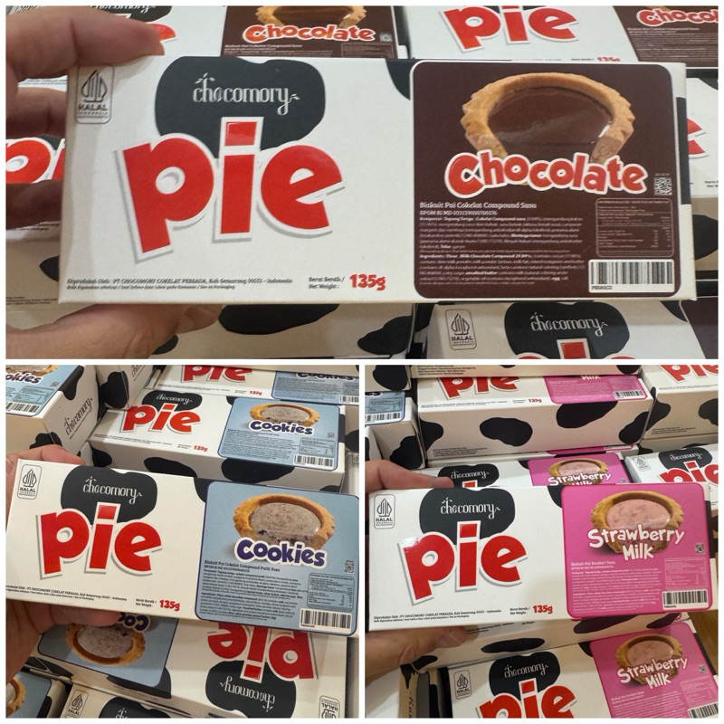 Chocomory Pie Chocolate Biscuit Pie Various Flavors 135 grams (content ...