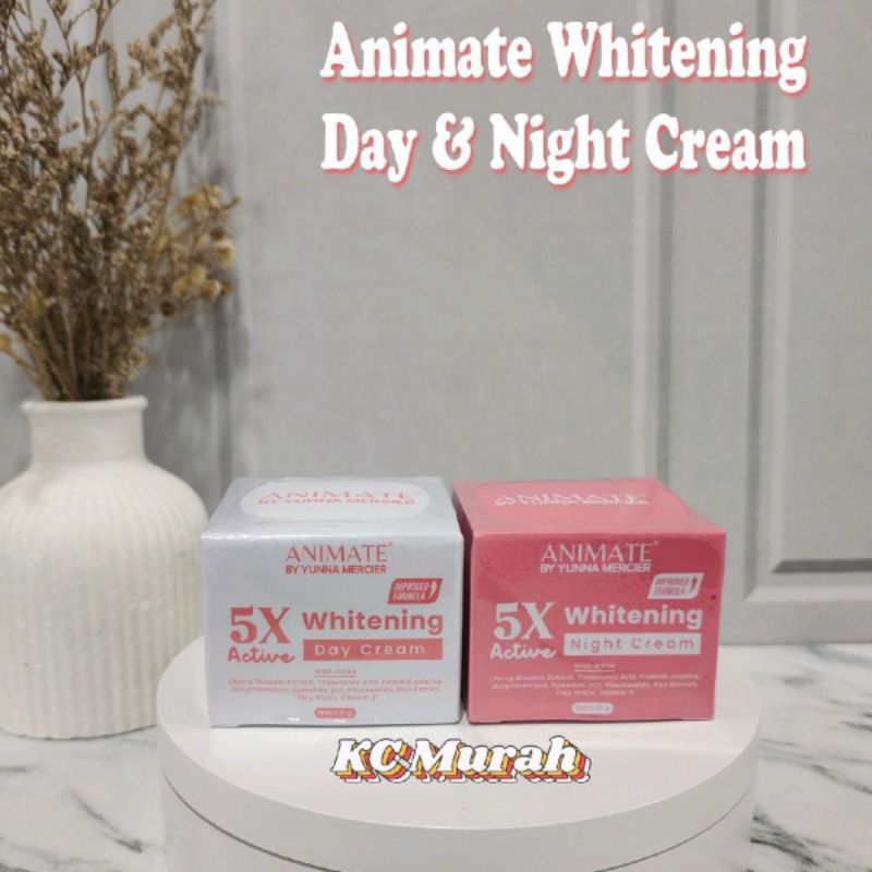 Animate Whitening 2pc Day & Night Cream | Shopee Malaysia