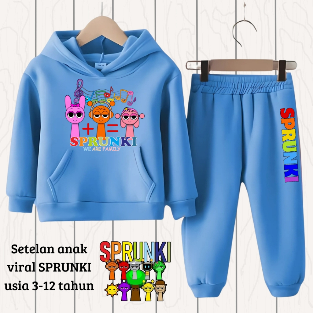 SPRUNKI Family long-sleeved children's sweater set for ages 3-12 years ...