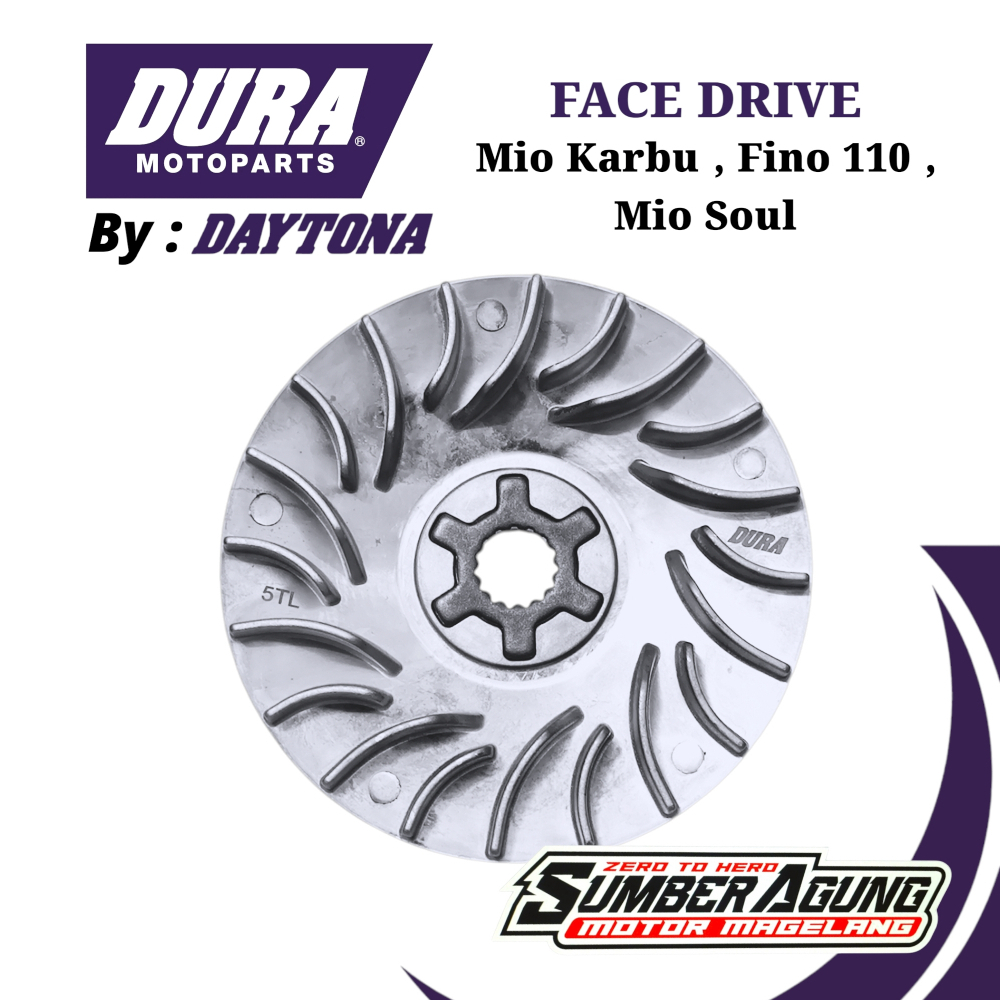Cvt Face Drive Fan Mio Sporty Soul Fino 110 Carburetor Original Dura By ...