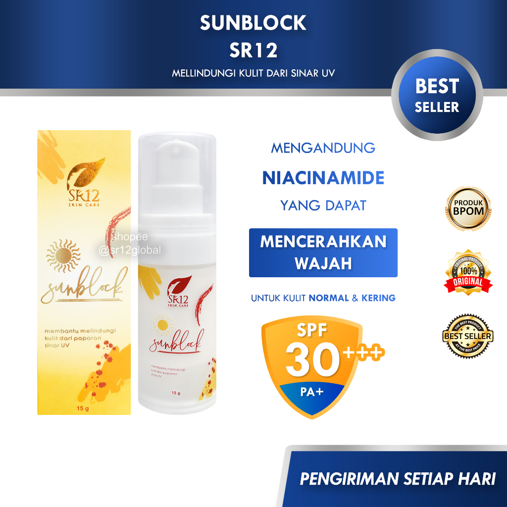 Sr12 - Sunblock SPF 30 PA++ | Shopee Malaysia