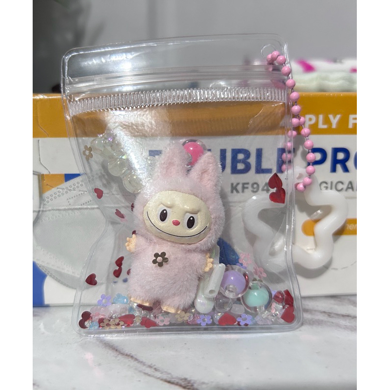 HP Labubu Mini Popmart Plush Figure / Labubu DIY Figure cellphone strap ...