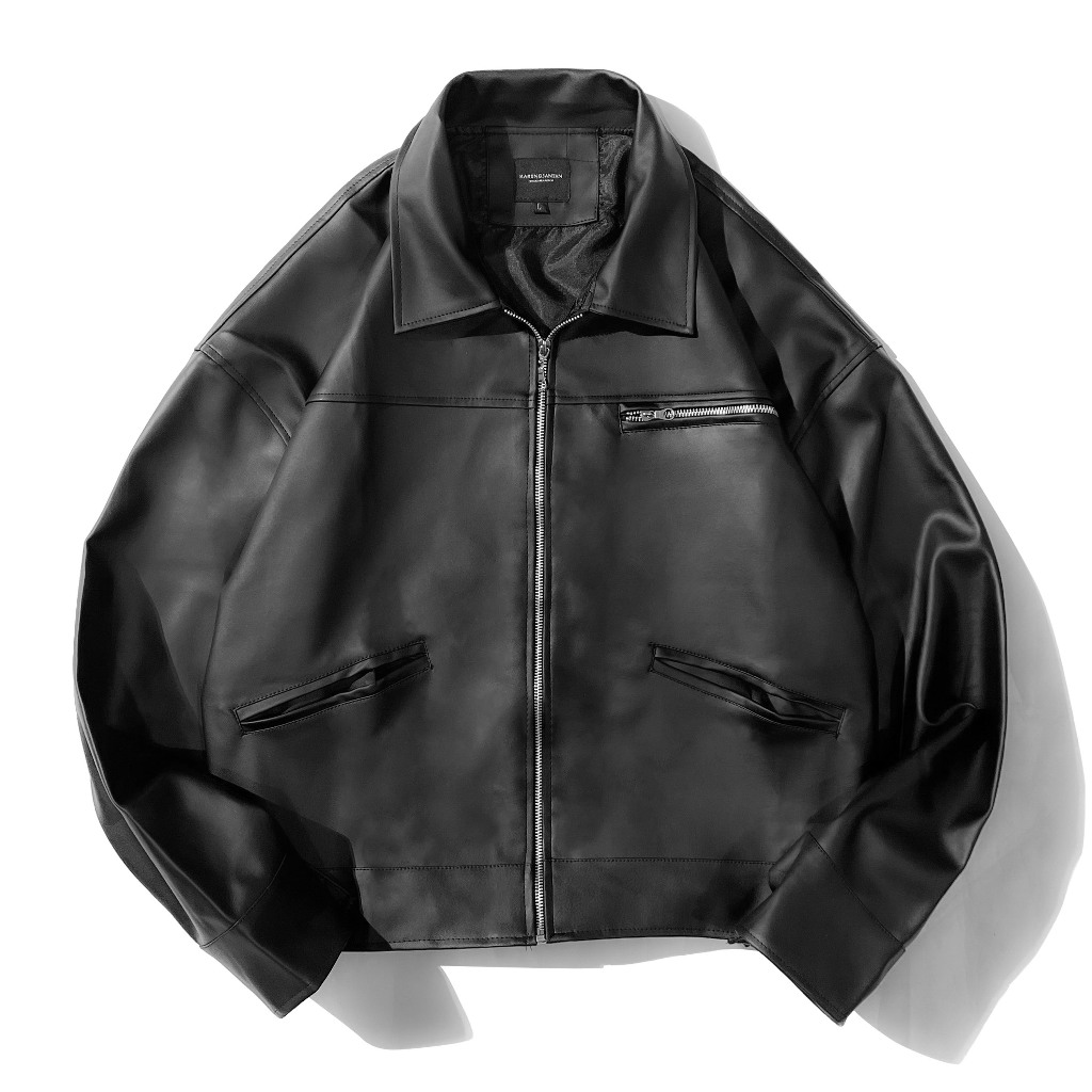 LEATHER WORK JACKET / MEN'S LEATHER WORK JACKET | Shopee Malaysia