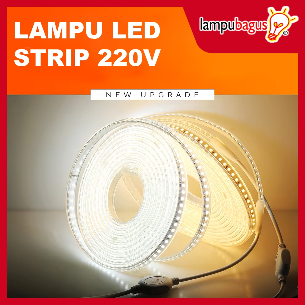 Led Strip Light Package + Socket / AC 220V Waterproof LED Strip Light ...