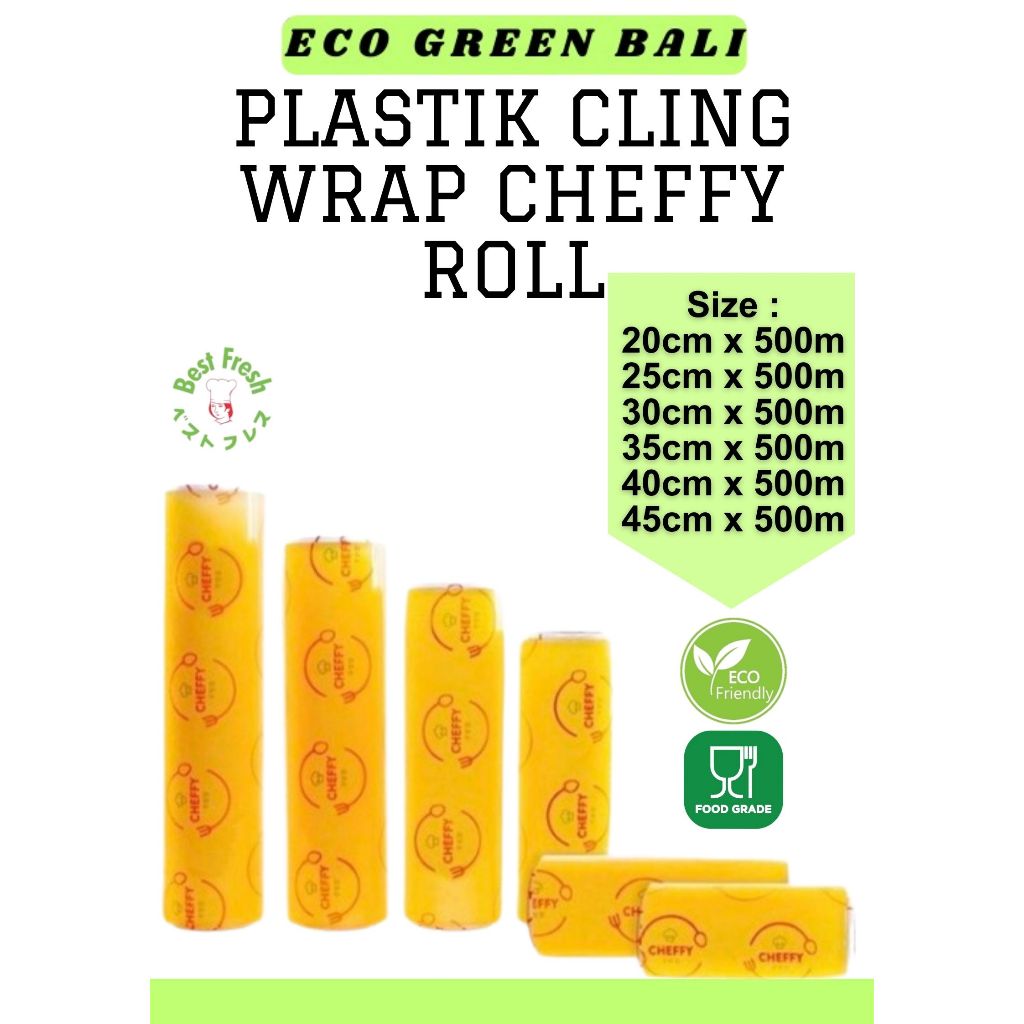 Plastic Wrapping Cling | Food PLASTIC I FOOD WRAPPING | Cheffy I SIZE ...